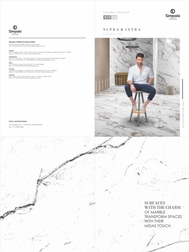 Simpolo Supra & Intra Tile Collections | PDF | Detergent | Acid