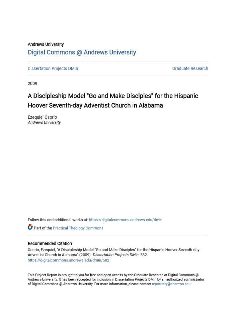 A Discipleship Model Go and Make Disciples | PDF | Disciple ...