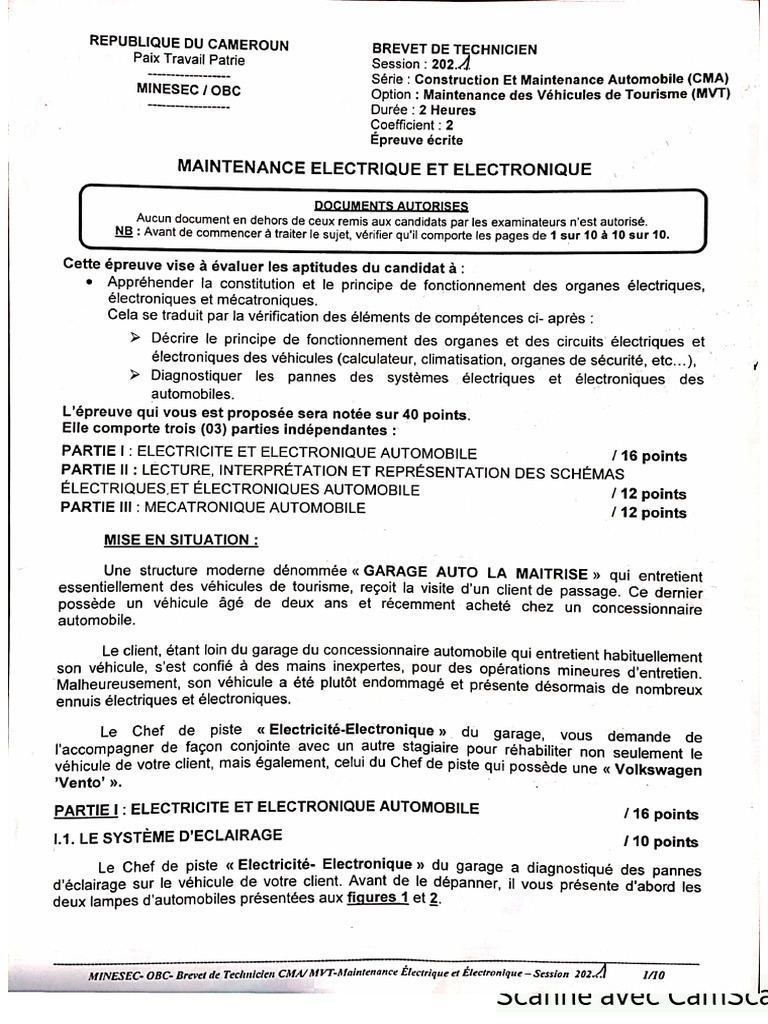 BT EE corrigée 2021 | PDF