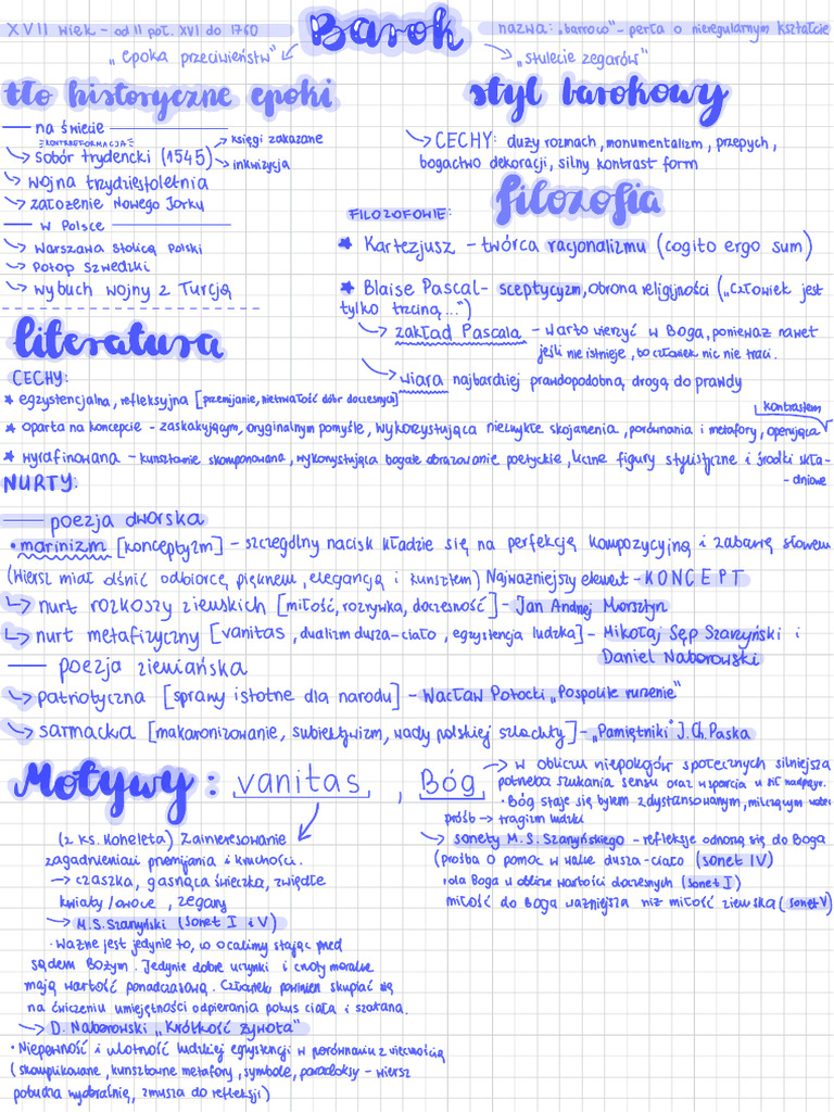 Barok Notatka | PDF