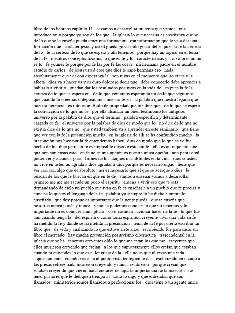 Fe y su Impacto en la Vida Cristiana | PDF | Fe | Oración