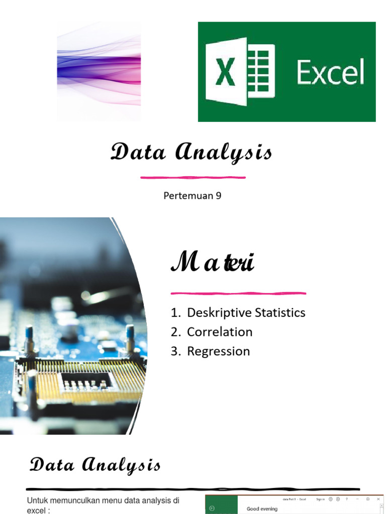 Panduan Analisis Data di Excel | PDF