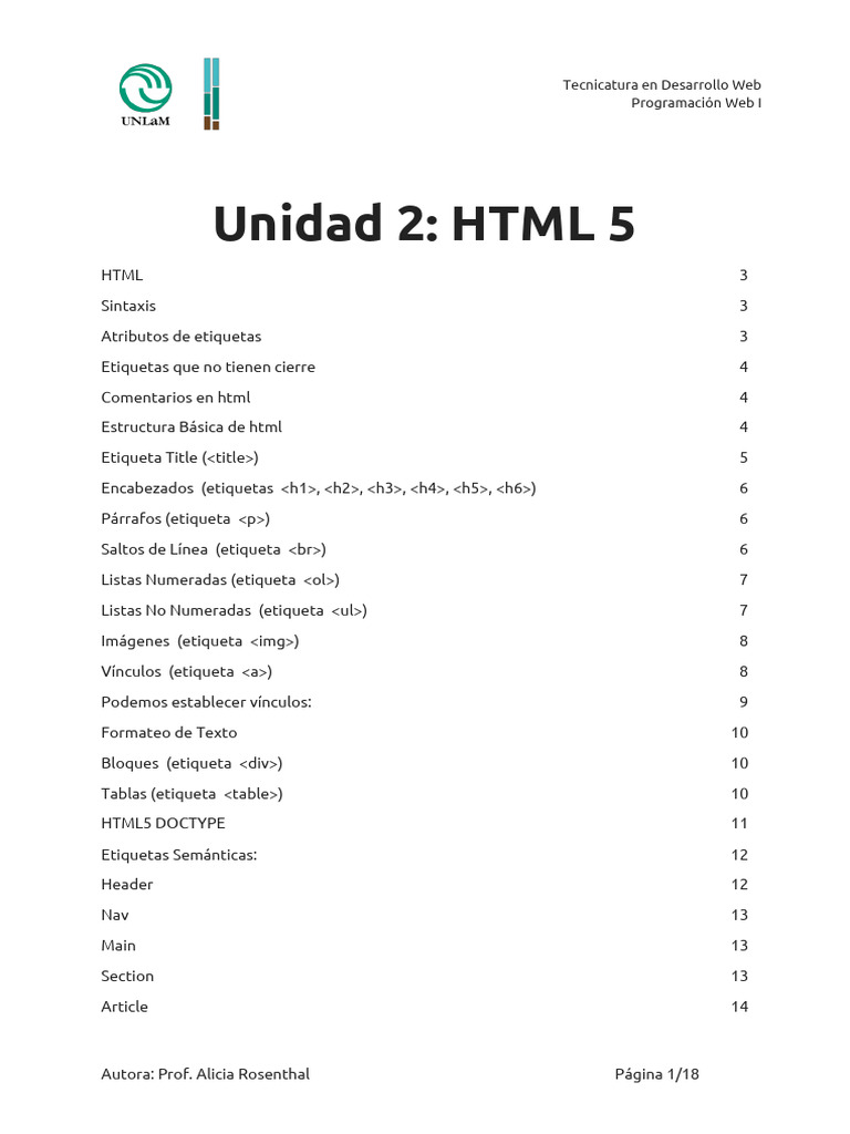 Unidad_02_HTML5 | Descargar gratis PDF | HTML | Hipervínculo