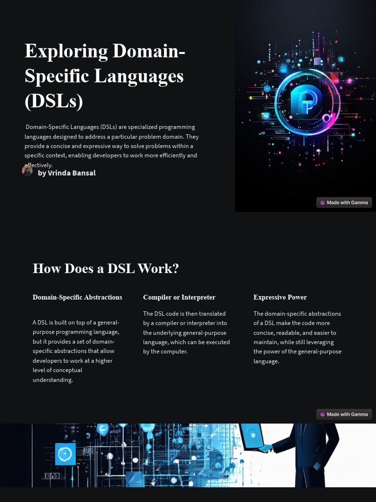 Exploring Domain Specific Languages DSLs | PDF | Computing | Information Technology
