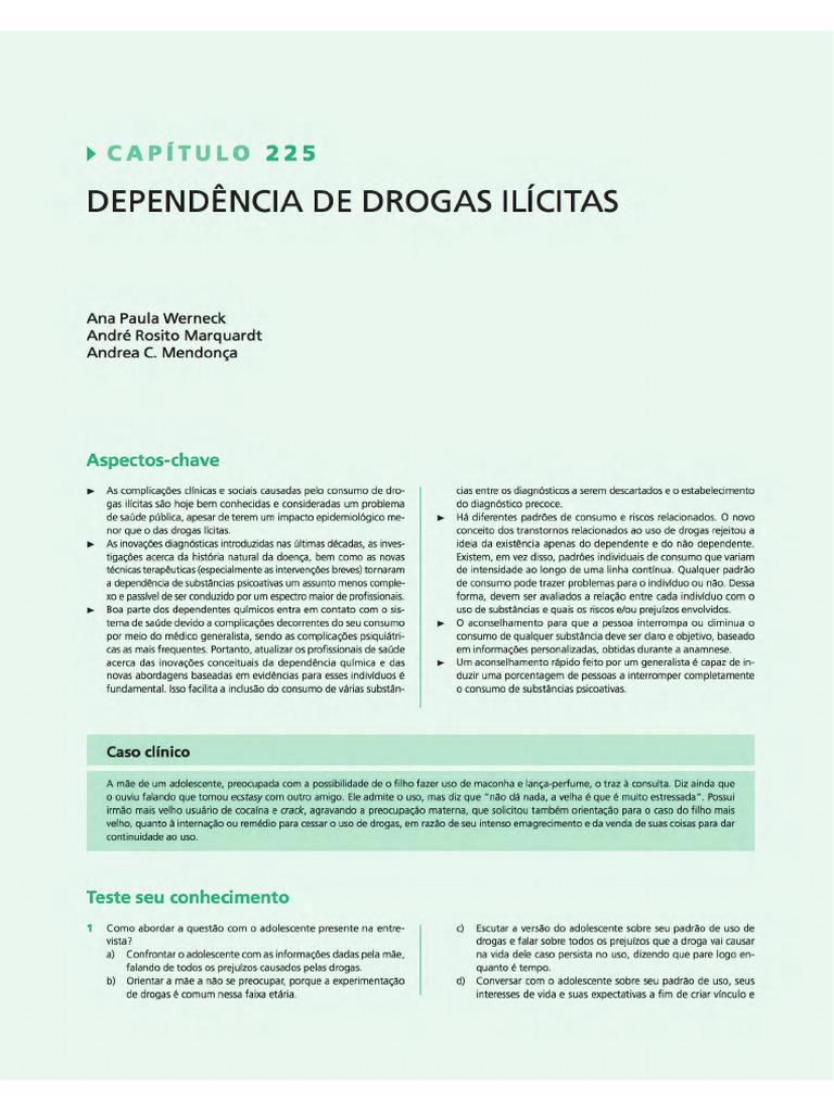 Livro Gusso MFC - Dependencia Quimica | PDF