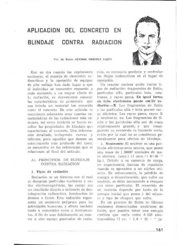 Aplicacion Del Concreto en Blindaje Contra Radiaci | PDF | Fisión ...