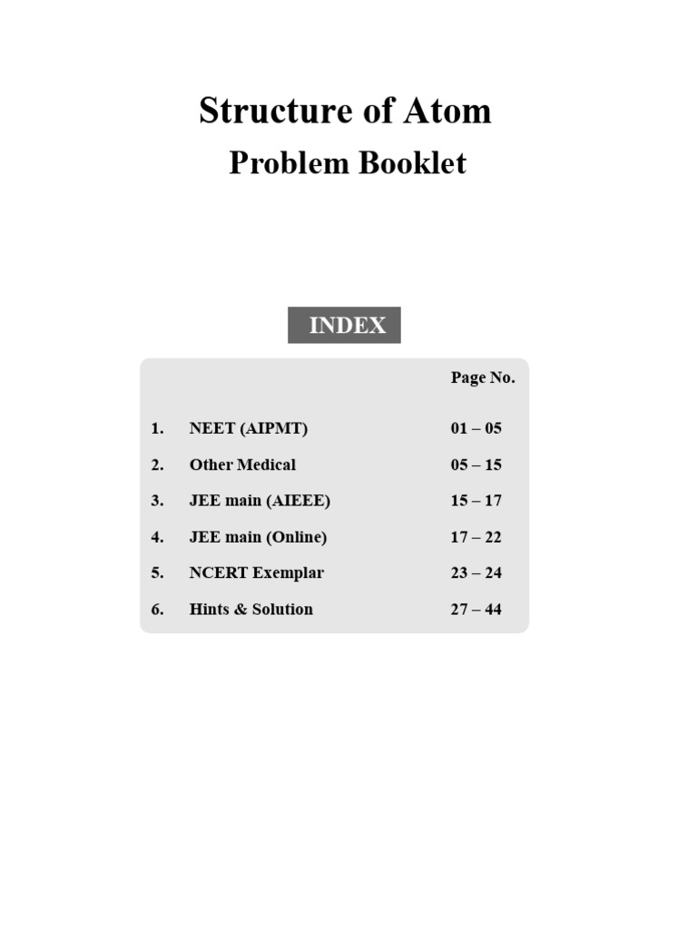 Structure Of Atom 36596229 2024 06 24 08 40 Pdf Atomic Orbital Electron