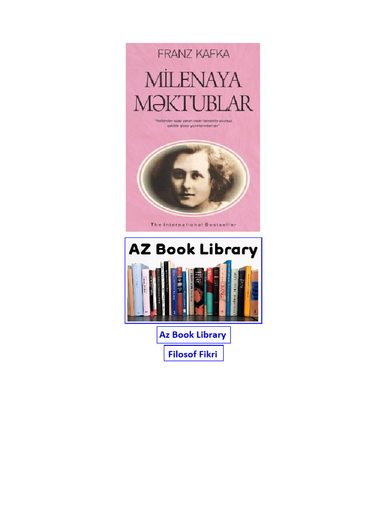 Frans Kafka Milenaya Mektublar Aze | PDF