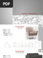 Standard Interior Design Dimensions Guide | PDF