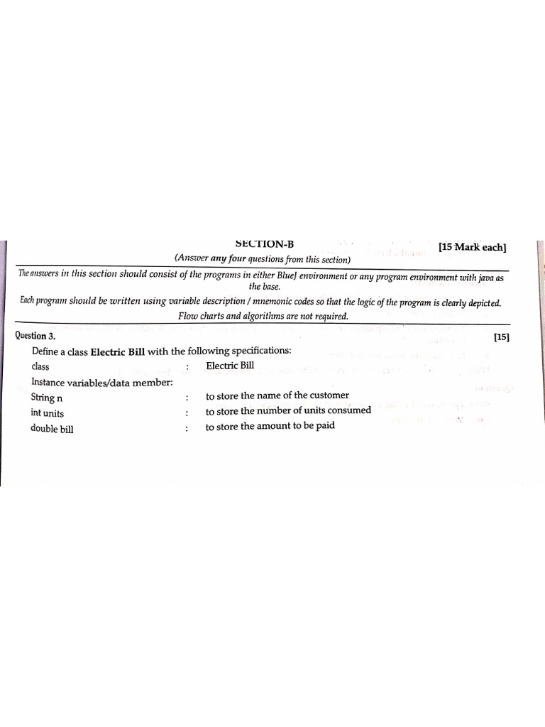 Sample Paper 5 (Section B) | PDF