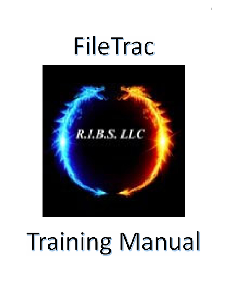 RIBS FileTrac Training Manual | PDF | Icon (Computing) | System Software