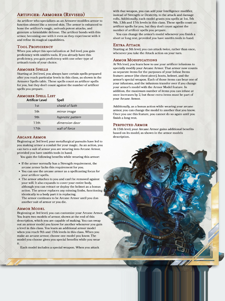 Artificer Amorer Revised | PDF