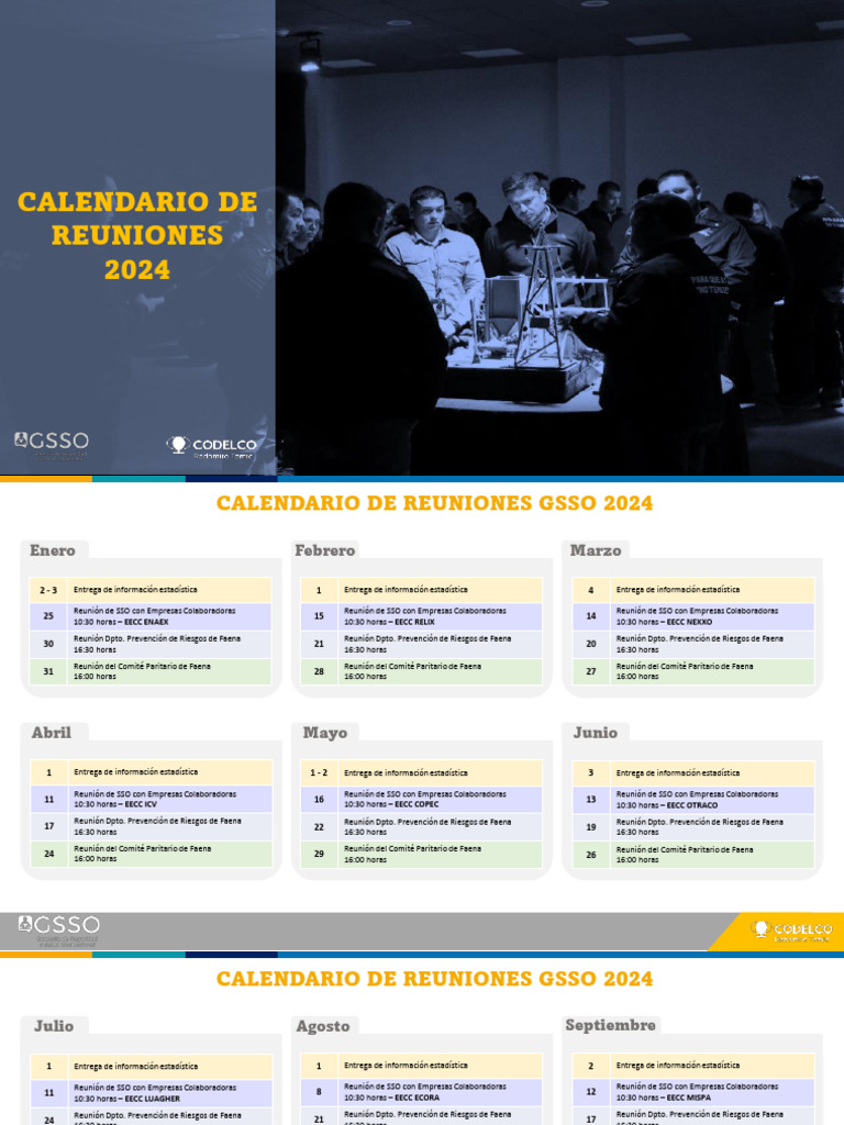 Calendario GSSO 2024 | PDF