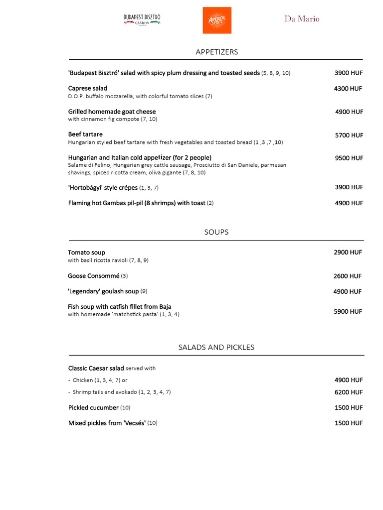Menu En-10.23 | PDF | Dumpling | Pickling