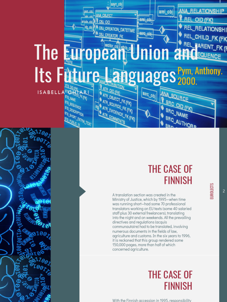The European Union and Its Future Languages | PDF | Translations ...