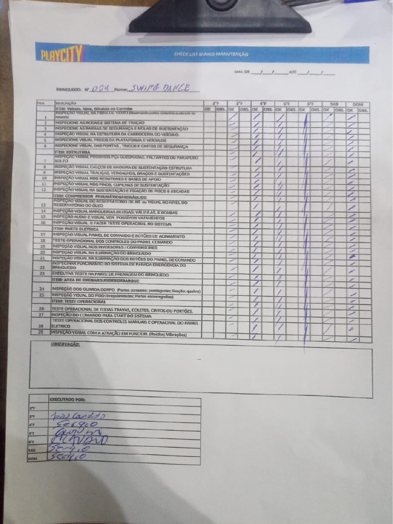 Check List Swing Dance 05.05.24 | PDF