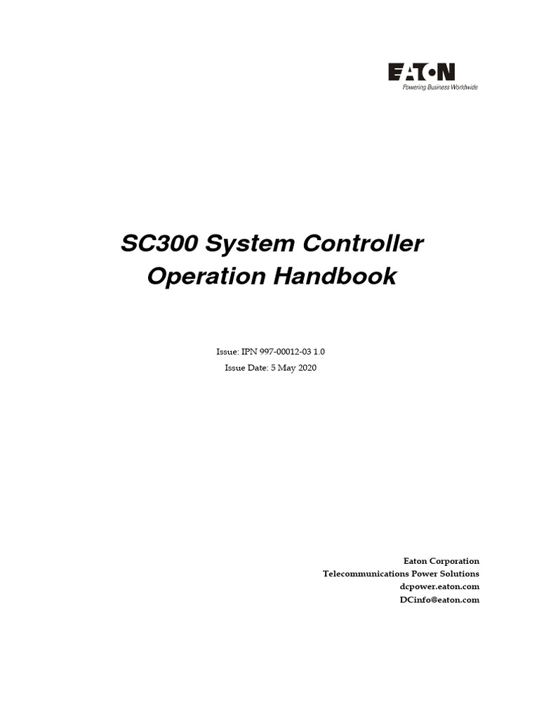 SC300 Handbook Iss 1-0 | PDF | Menu (Computing) | Usb