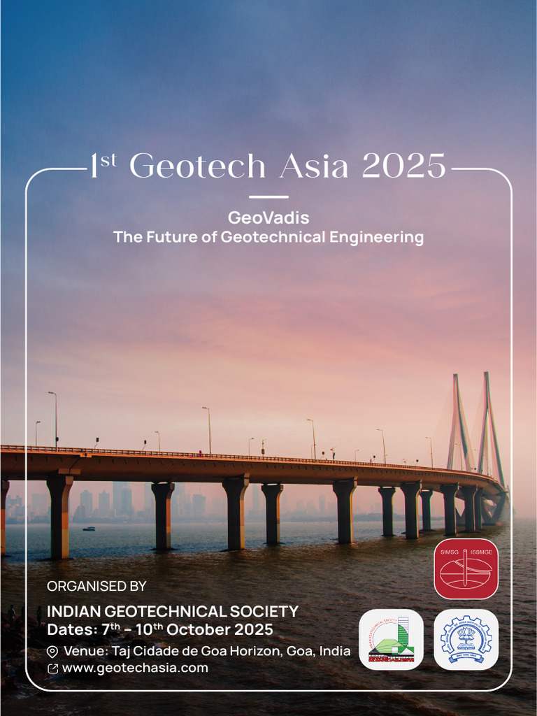 Flyer Geotech Asia 2025 | PDF | Geotechnical Engineering | Earth Sciences