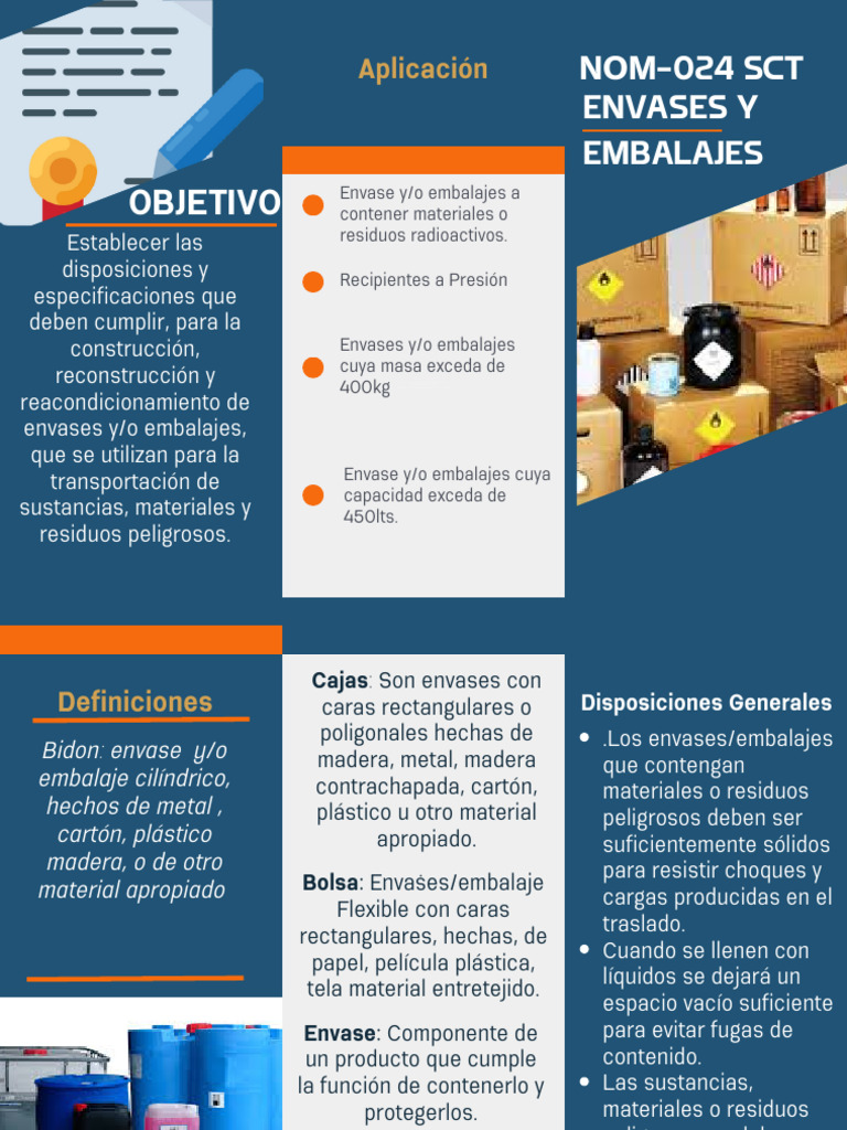 Triptico NOM 024 | Descargar gratis PDF | Residuos | Madera