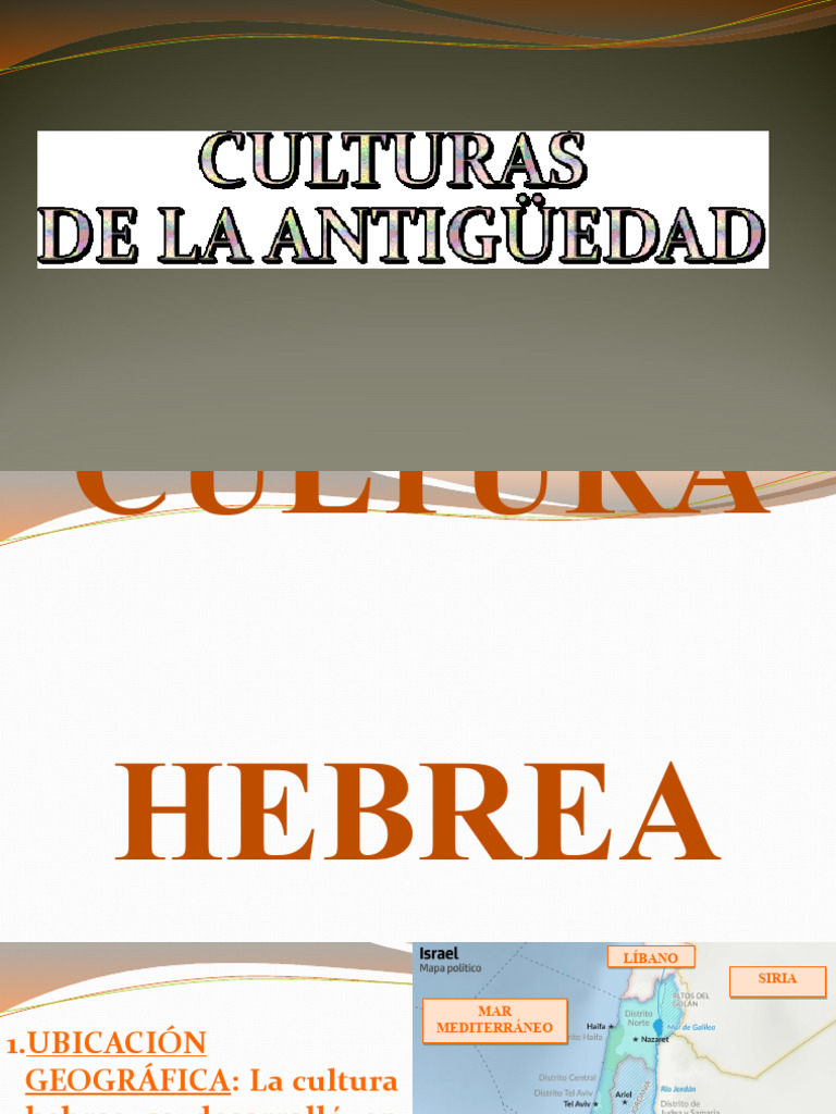 Cultura Hebrea: Historia y Aportes | PDF | Jacob | Reino de judá