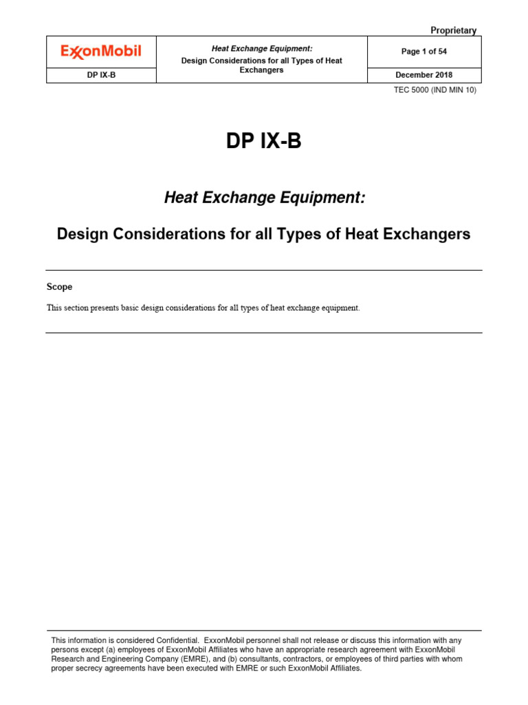 Design Considerations for Heat Excahngers | Download Free PDF | Heat ...