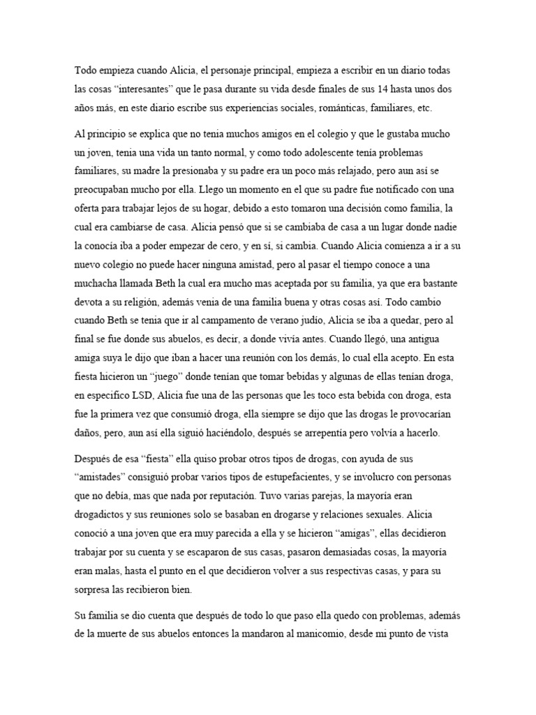 Preguntale A Alicia | PDF