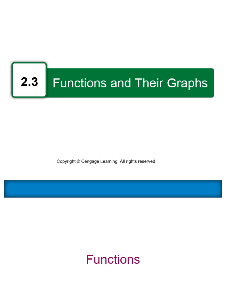 Functions and Their Graphs | PDF | Function (Mathematics) | Mathematics