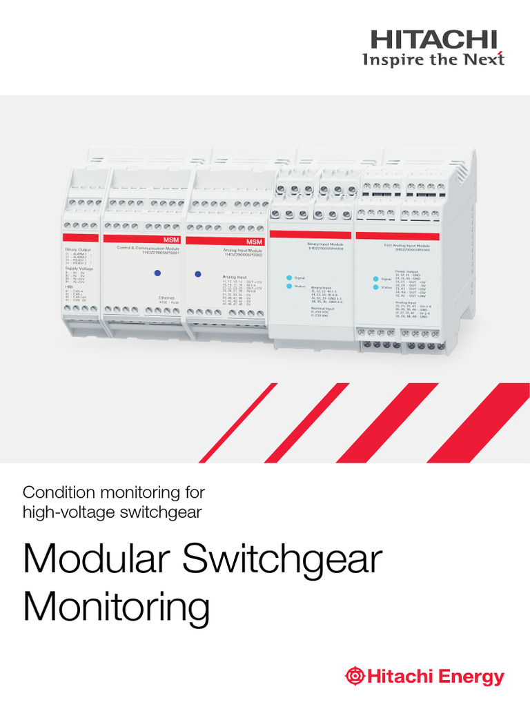 Hitachi Energy MSM Brochure v14 | PDF | Electrical Substation ...