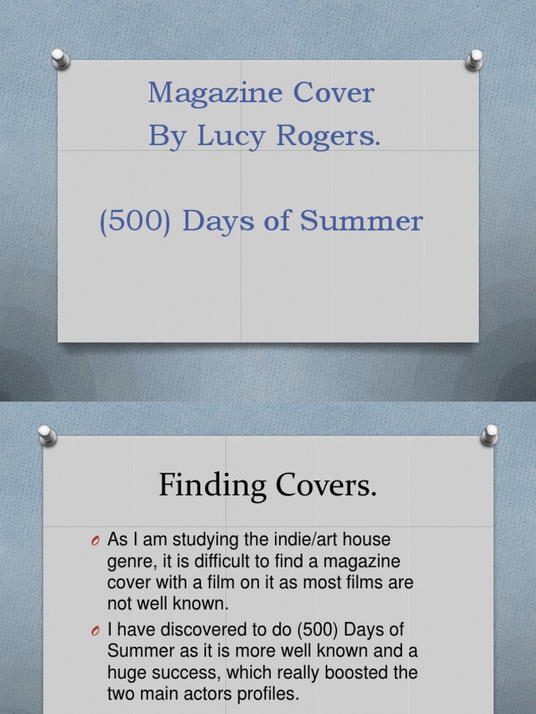 500 Days of Summer Magazine | PDF