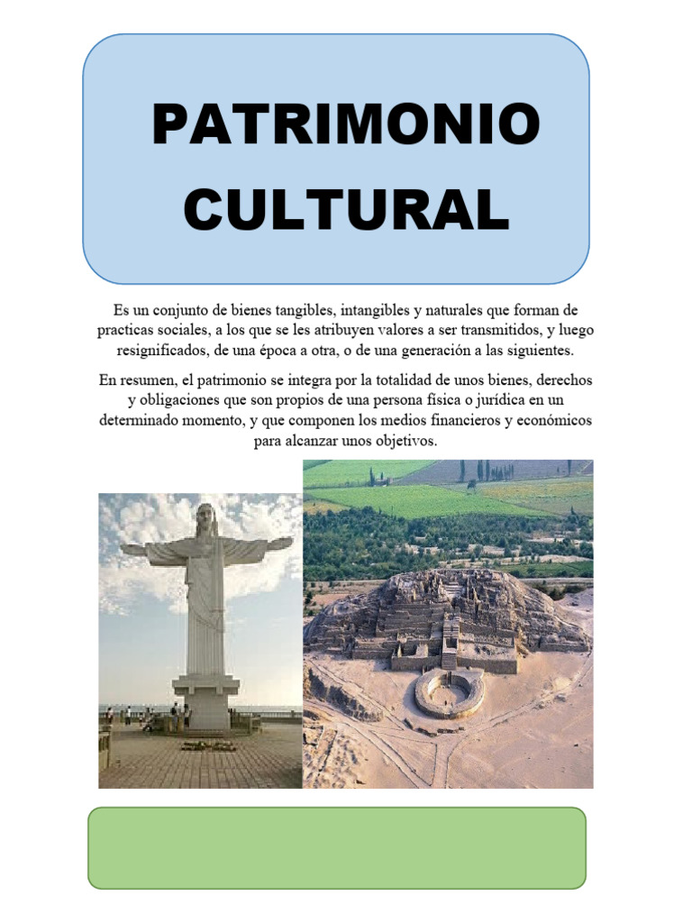PATRIMONIO CULTURAL | PDF