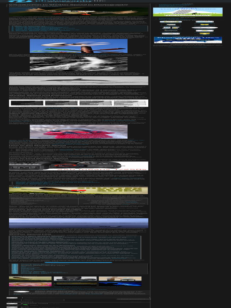 Introduction To Shutter Speed in Photography | PDF | Shutter Speed | Camera