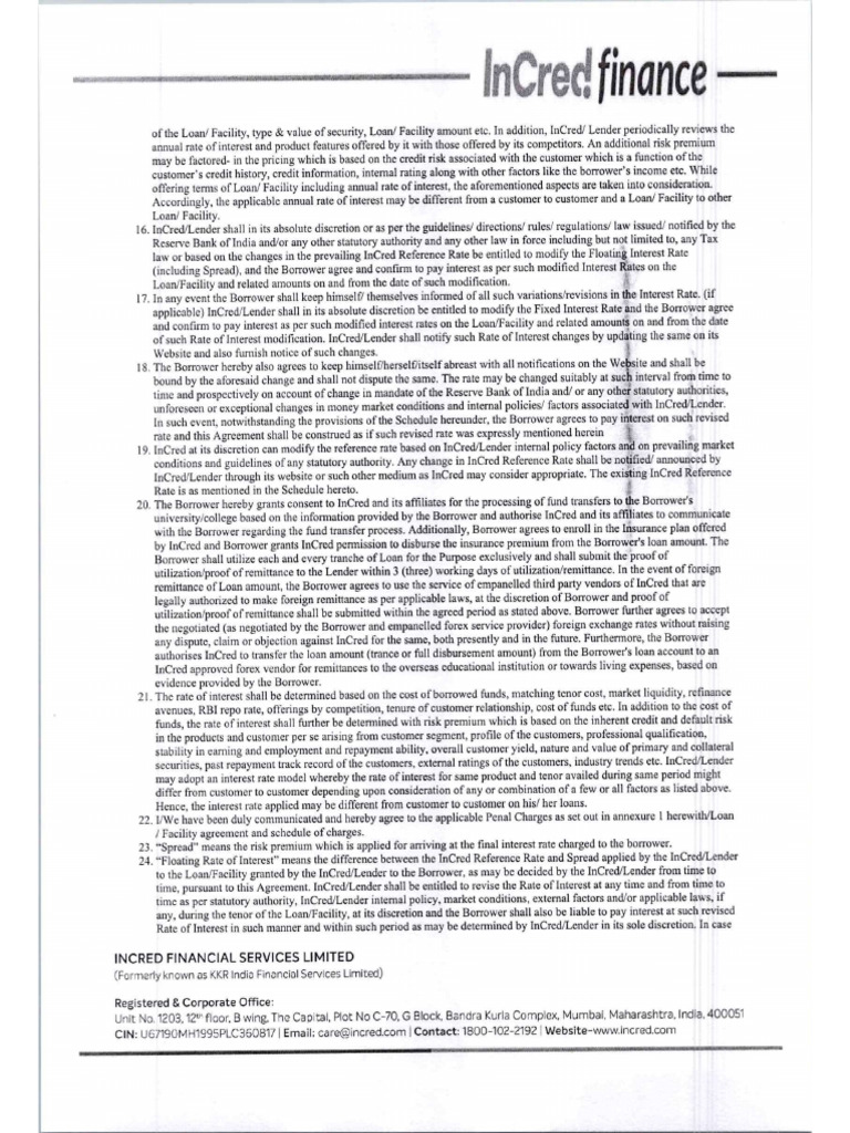 Sanction Letter Sample-3 | PDF