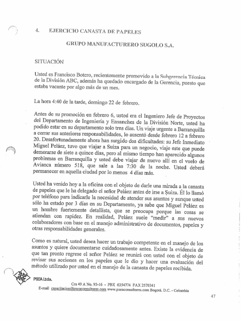 Canasta de Papeles | PDF