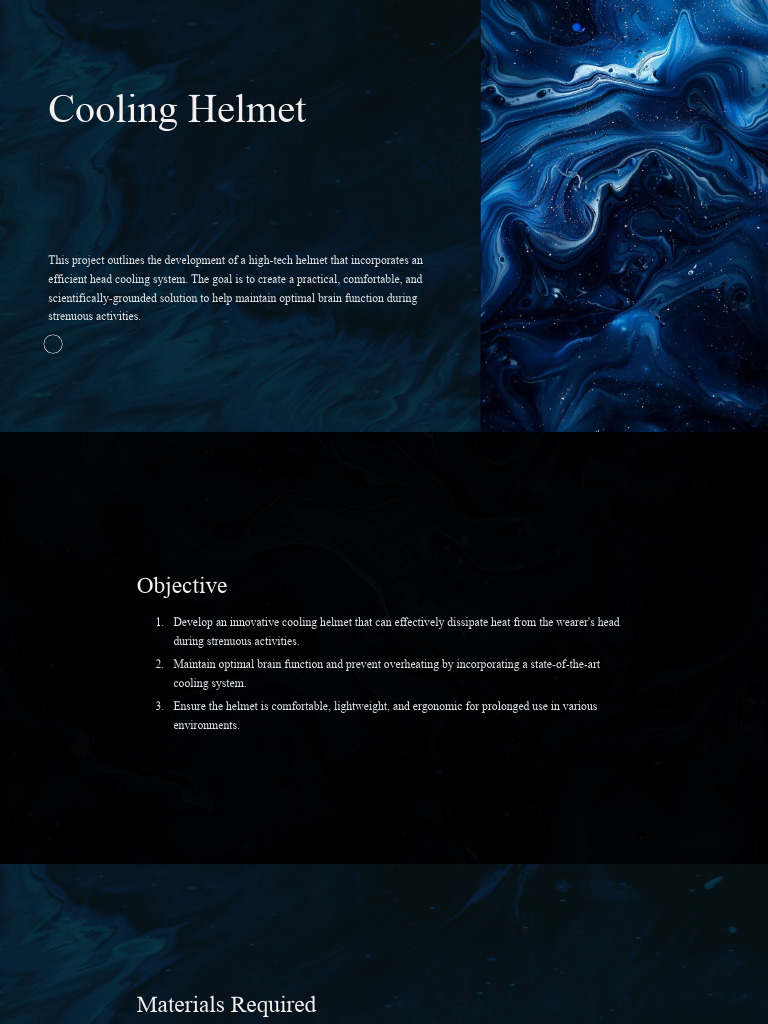 Physics Project Proposal Cooling Helmet | PDF | Heat | Thermodynamics