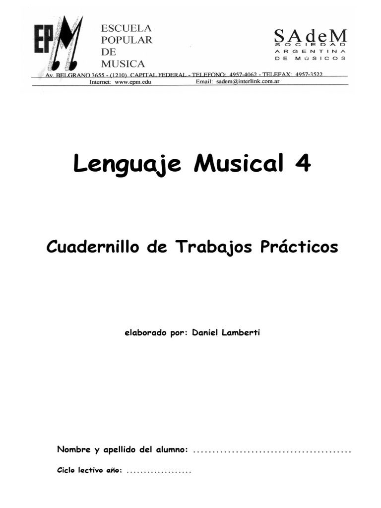 LM4 - Trab - Prac | PDF | Acorde (Música) | Armonía