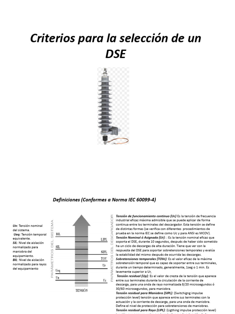 Criterio para Calculo DSE | PDF | voltaje | Relámpago