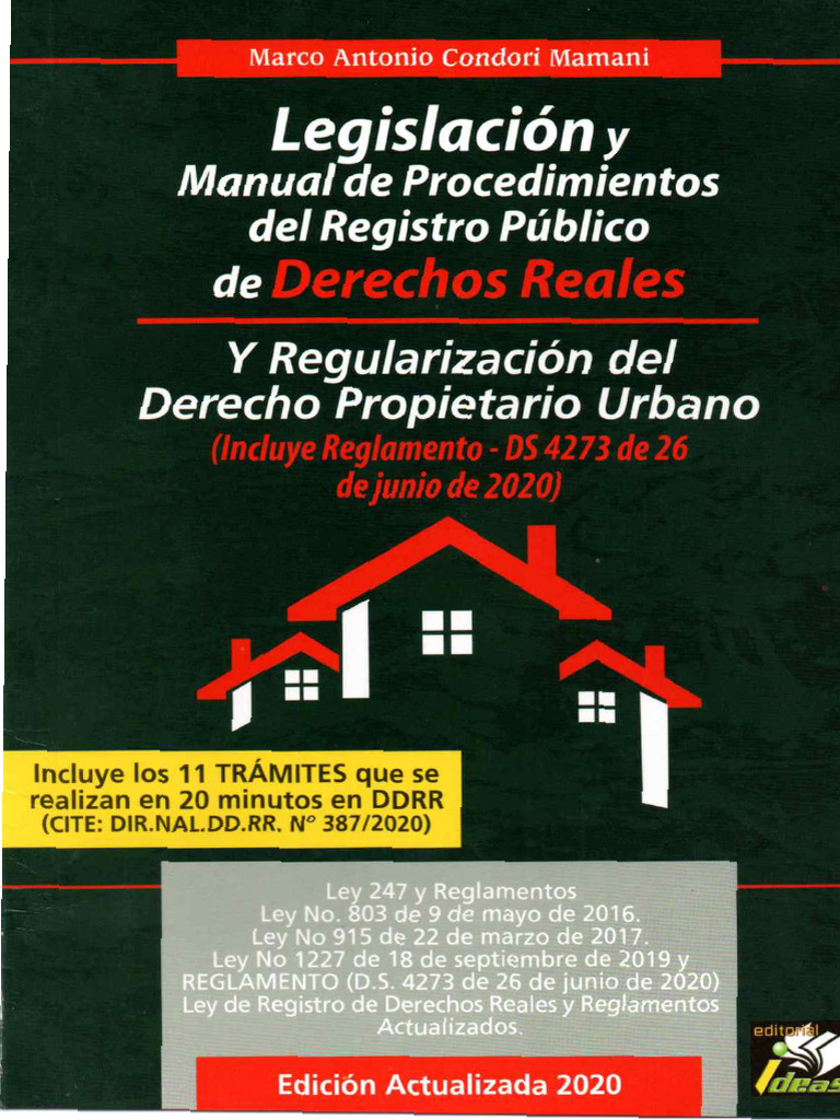 Legislacion y Manual de Procedimiento Ddrr. 2020 | PDF | Judicaturas ...