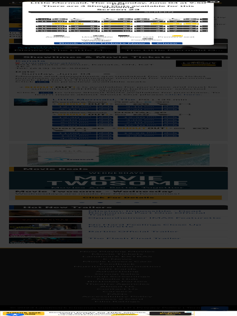 Little Mermaid, The Showtimes, Movie Tickets & Trailers Landmark ...