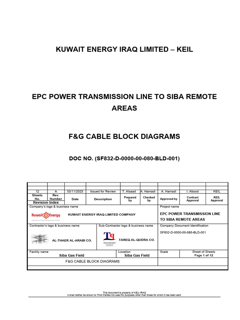 F&G Cable Block Diagrams for Siba | PDF | Electrical Wiring ...