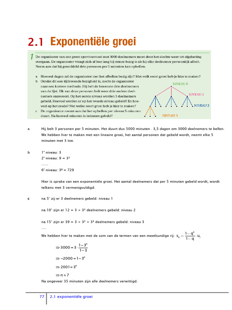 2 Exponentiele Groei en Logaritmische Functies | PDF