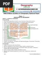 Geography Syllabus Overview | PDF