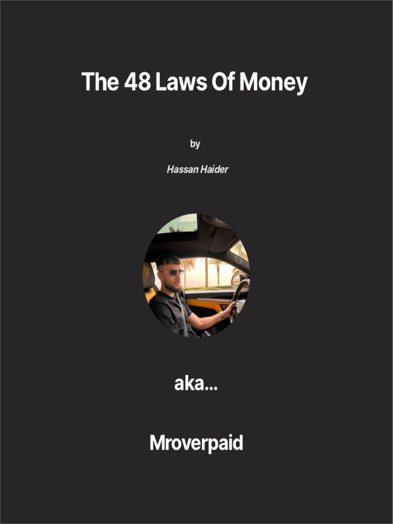 The 48 Laws Of Money | PDF | Social Media | Popular Culture & Media Studies