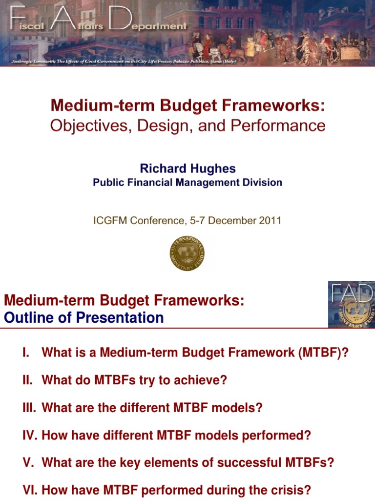 Medium-term Budget Frameworks: Objectives, Design, and Performance ...