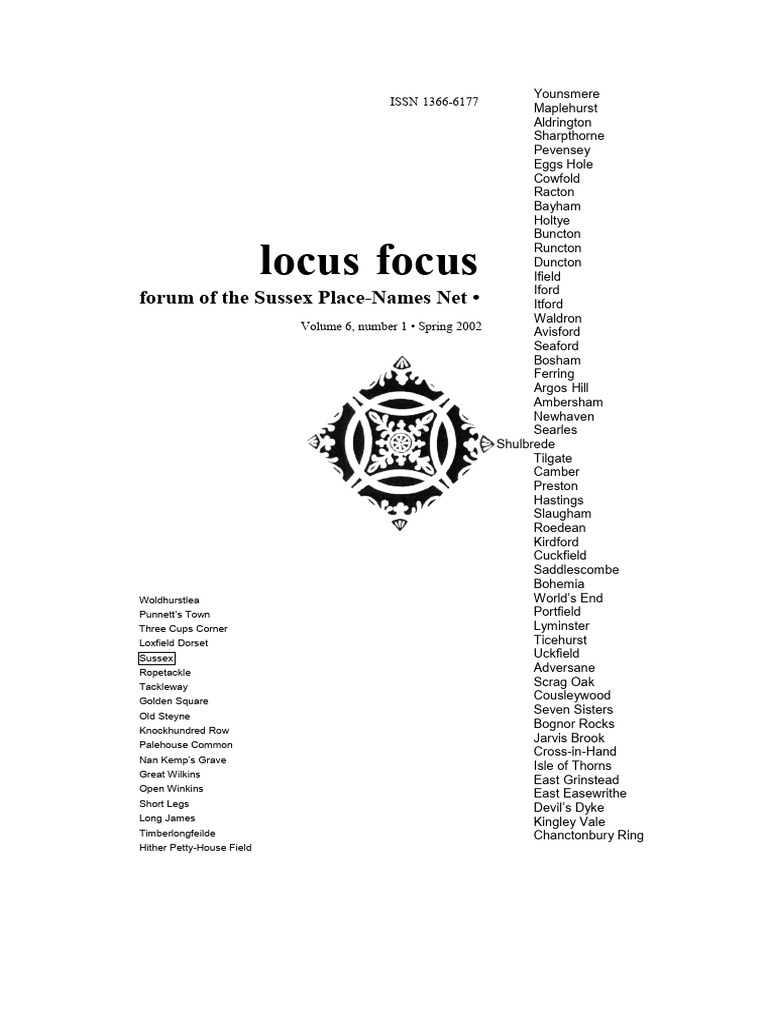 Locus Focus - Volume 6 - Number 1 | PDF | English Language | Word
