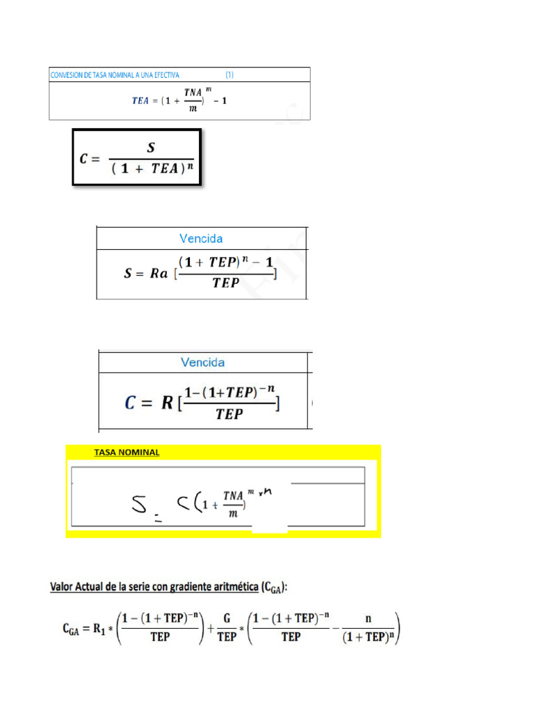 Solucion Final 2023-1 Mate Fi Sem 15 Sabado Todo | PDF | Interés | Bancario