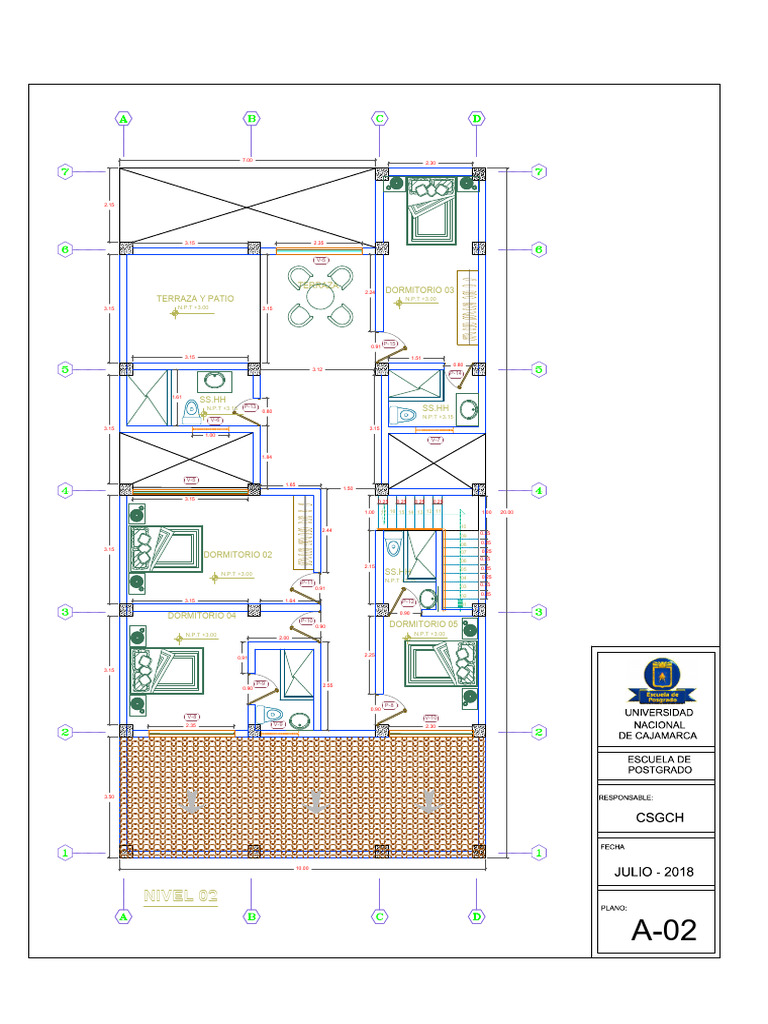 plano casa madera-Layout3 | PDF