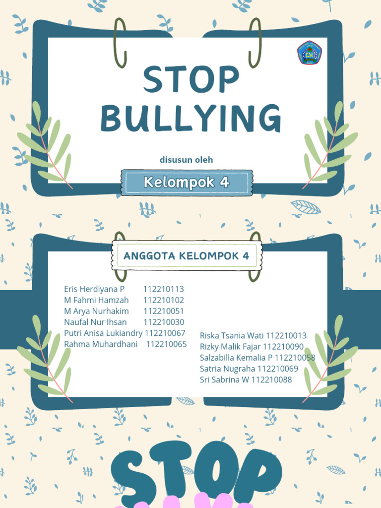 Mengatasi Bullying: Definisi dan Solusi | PDF | Karier & Perkembangan ...