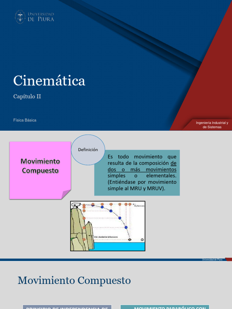 CAPÍTULO II - Cinemática - Parte 3 | PDF | Cinemática | Tiempo espacial