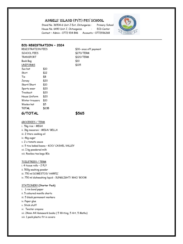 Ecd Registration - 2024 | PDF