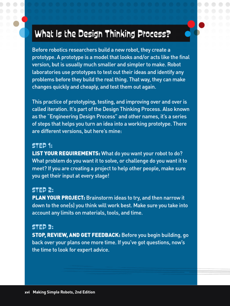 Make Makingsimplerobots Preview | PDF | Prototype | Design Thinking